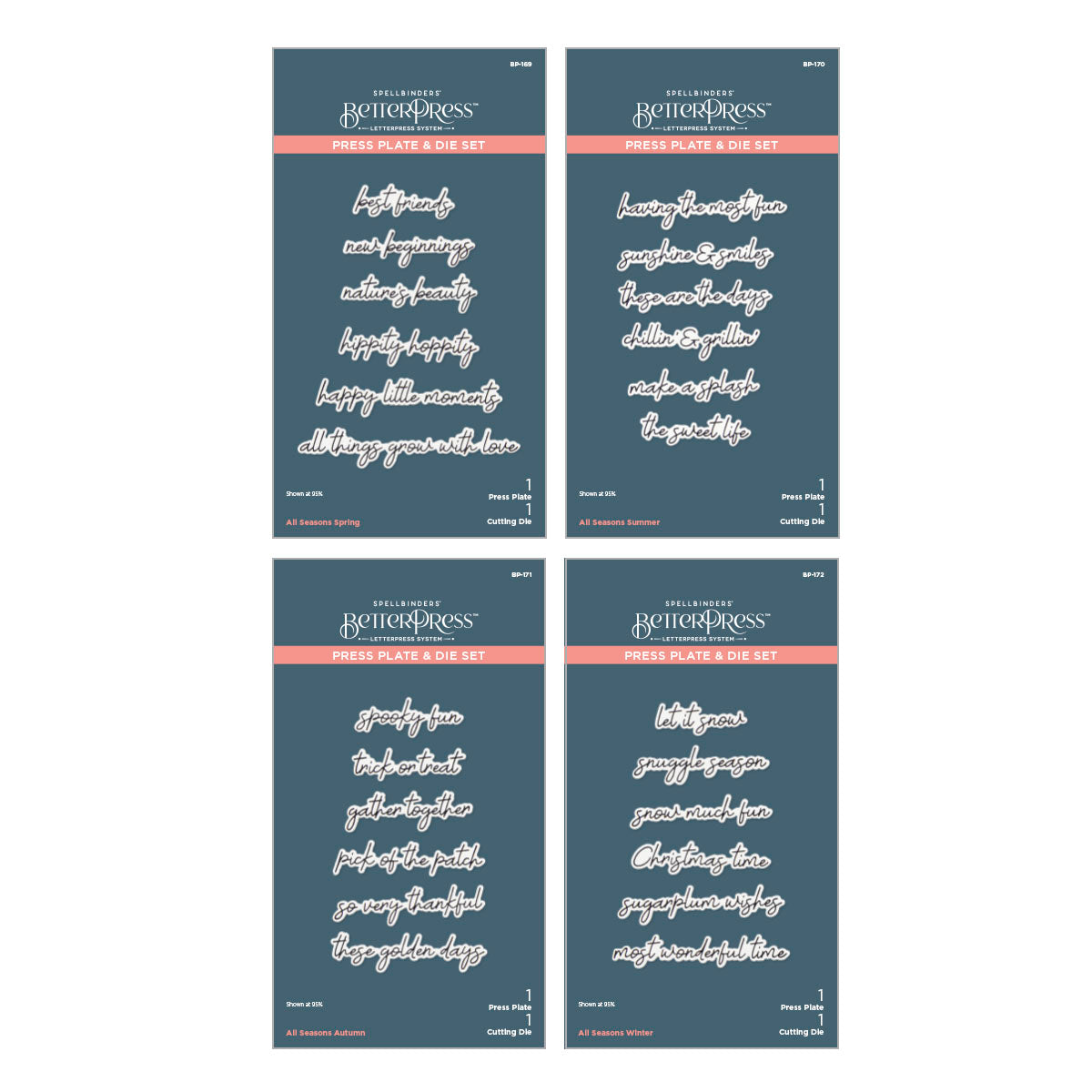 Family Sentiments Press Plate & Die Set from the Storytelling by ...