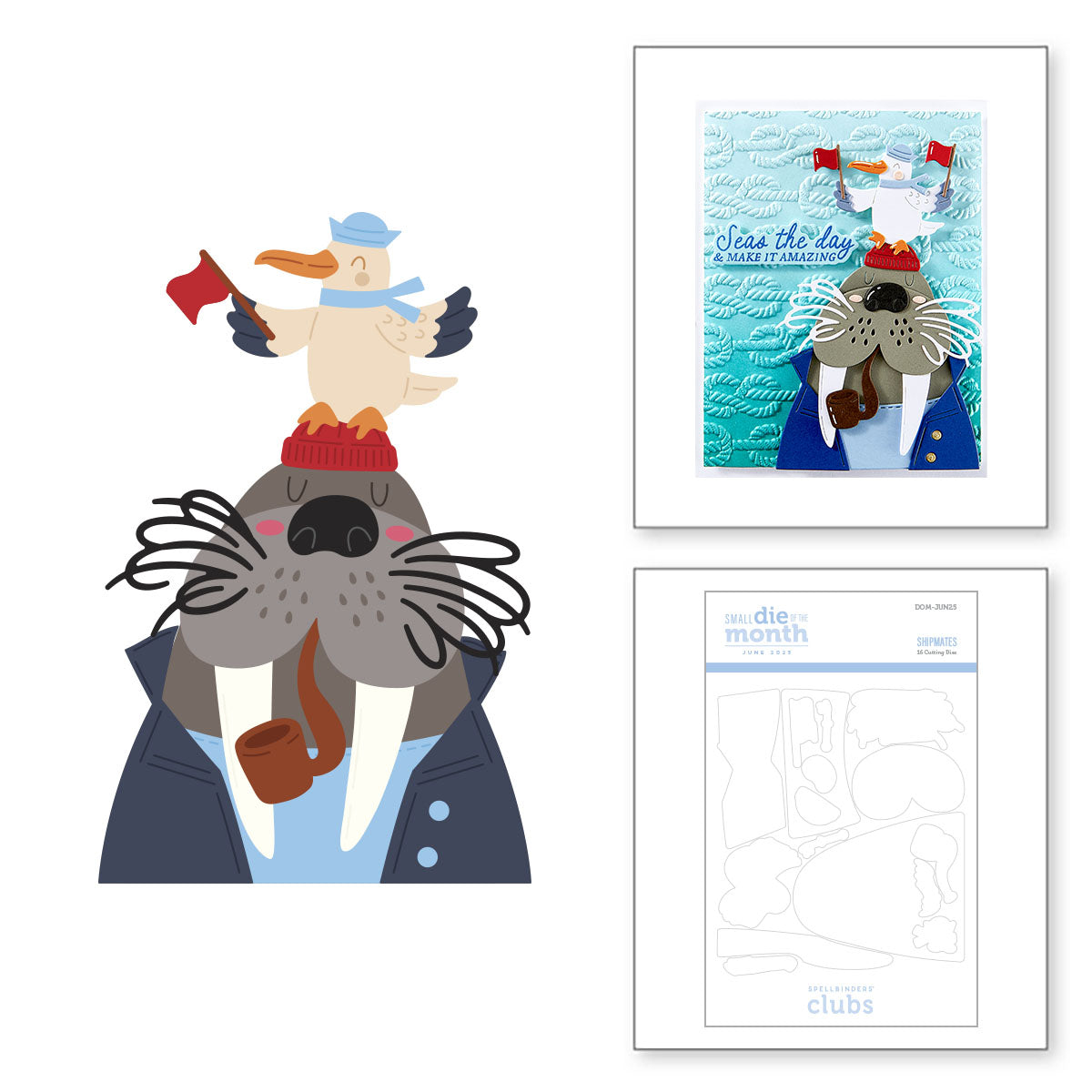 Shipmates - Small Die of the Month – Spellbinders UK
