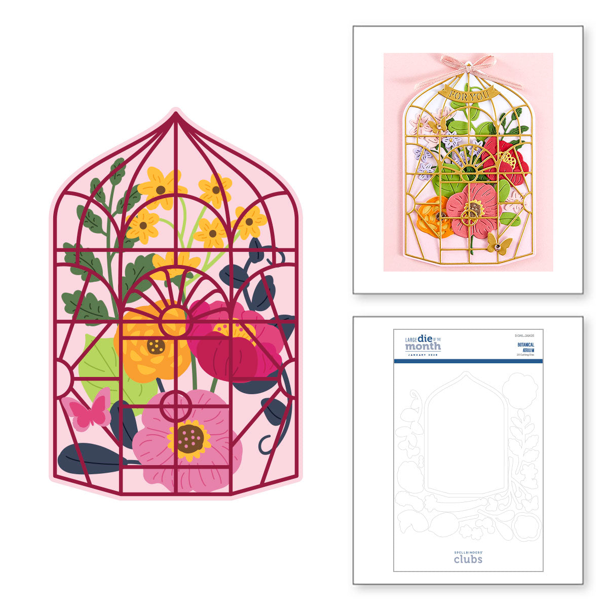 Botanical Atrium - Large Die of the Month – Spellbinders UK