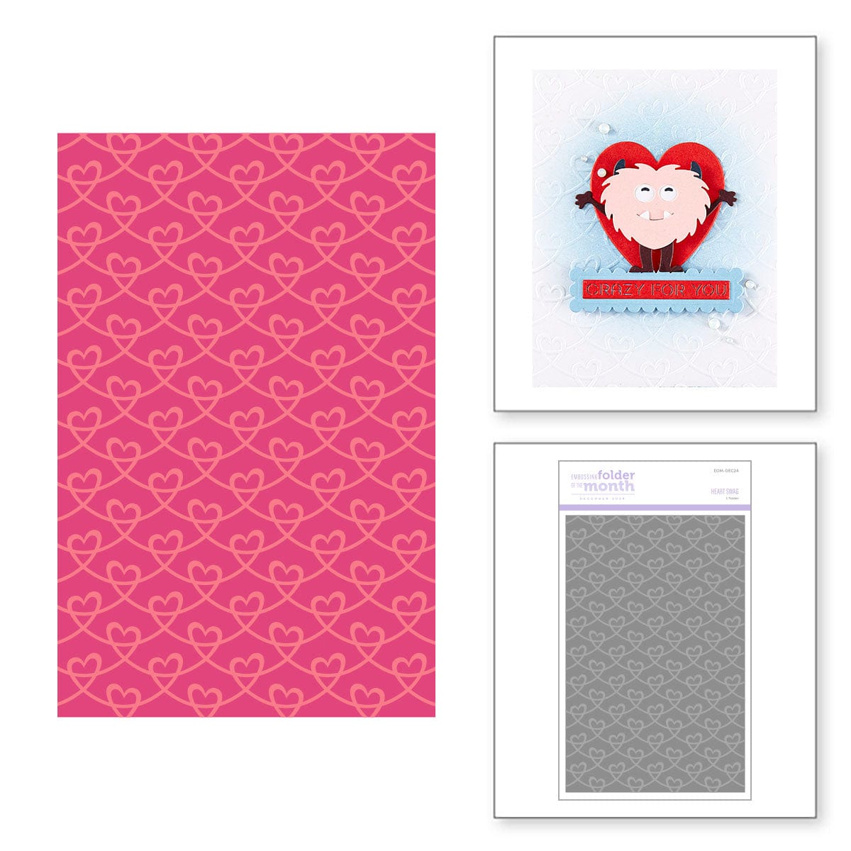 Heart Swag - Embossing Folder of the Month – Spellbinders UK