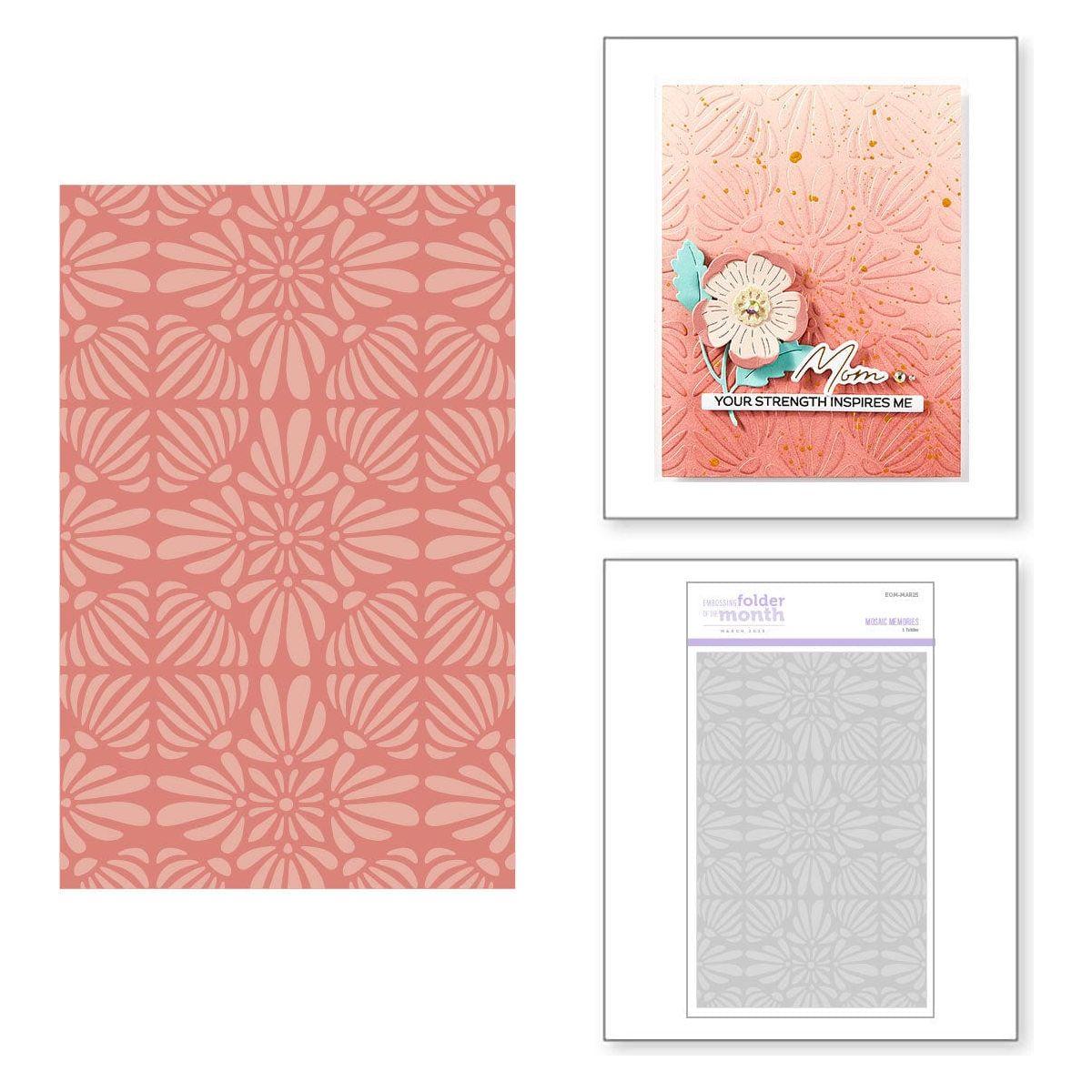 Mosaic Memories - Embossing Folder of the Month – Spellbinders UK