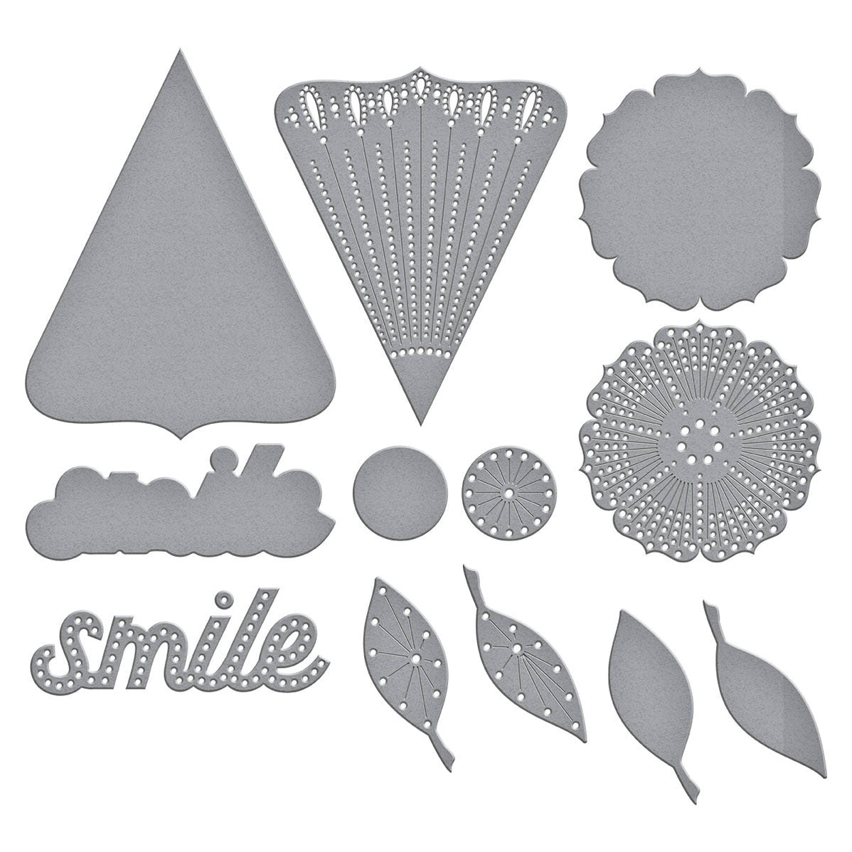 Stitched Petal Bloom Etched Dies from the Storytelling by Spellbinders ...