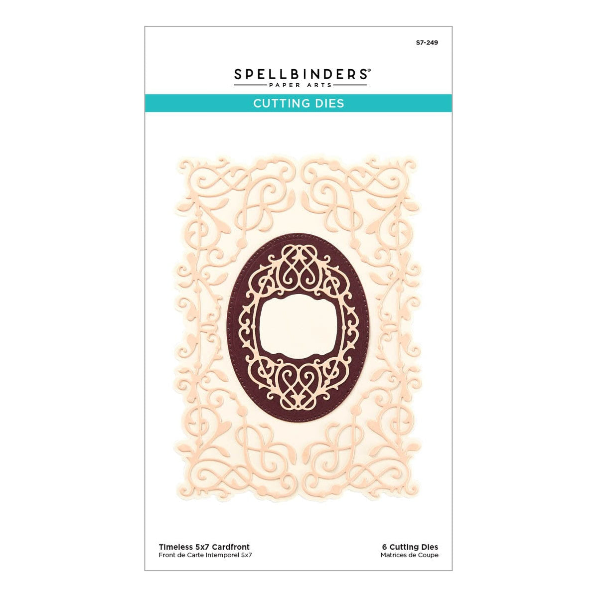 Timeless 5 x 7 Cardfront Etched Dies from the Timeless Collection | Spellbinders – Spellbinders UK