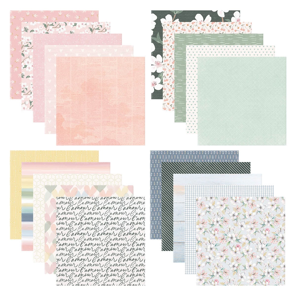 Heartfelt 6x6" Designer Paper Pad from Rosie's Studio | Rosie's Studio ...