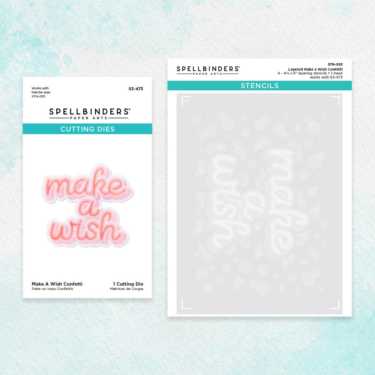 Make a Wish Confetti Stencil and Die Set | Spellbinders – Spellbinders UK