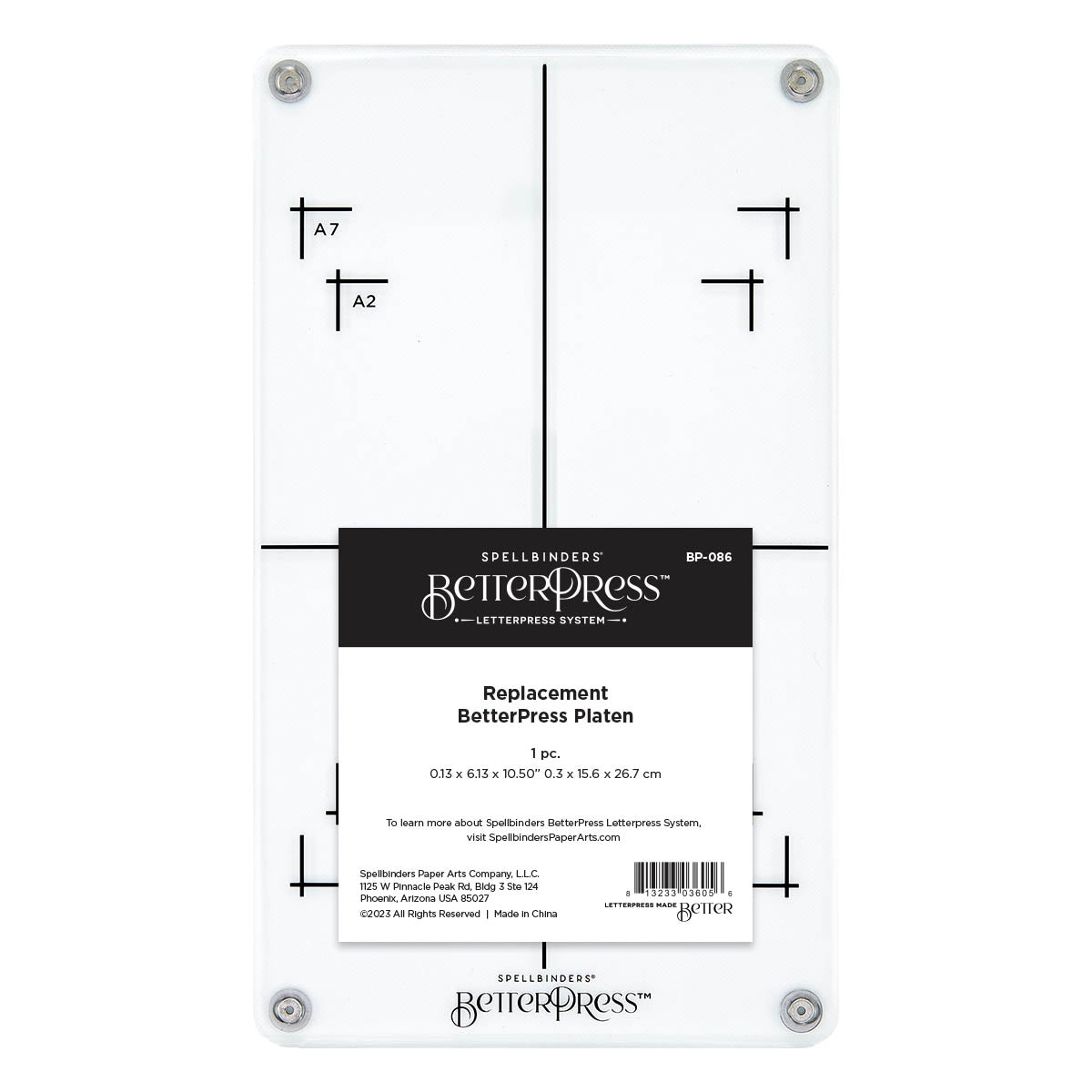 Replacement BetterPress Platen – Spellbinders UK