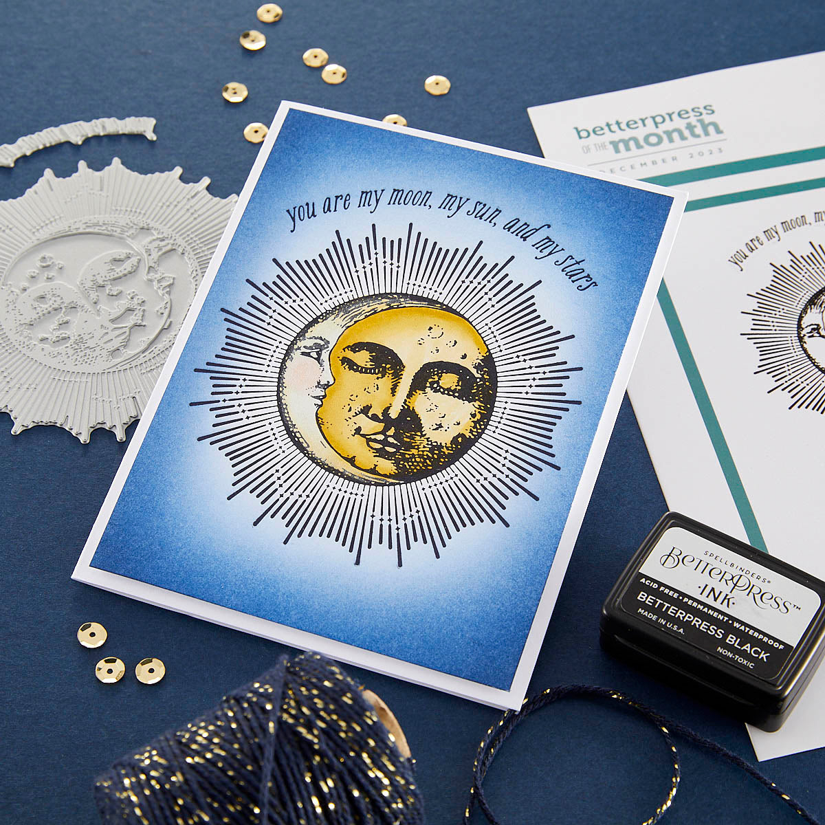 Sun & The Moon - BetterPress Plate of the Month – Spellbinders UK