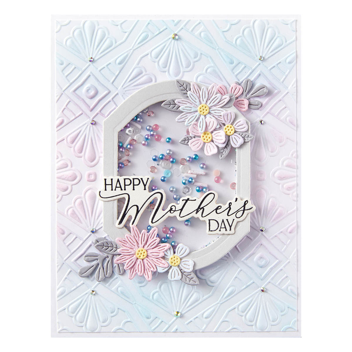 Luxe Backdrop and Border 3D Emboss & Cut Folder from the Mirrored Arch ...