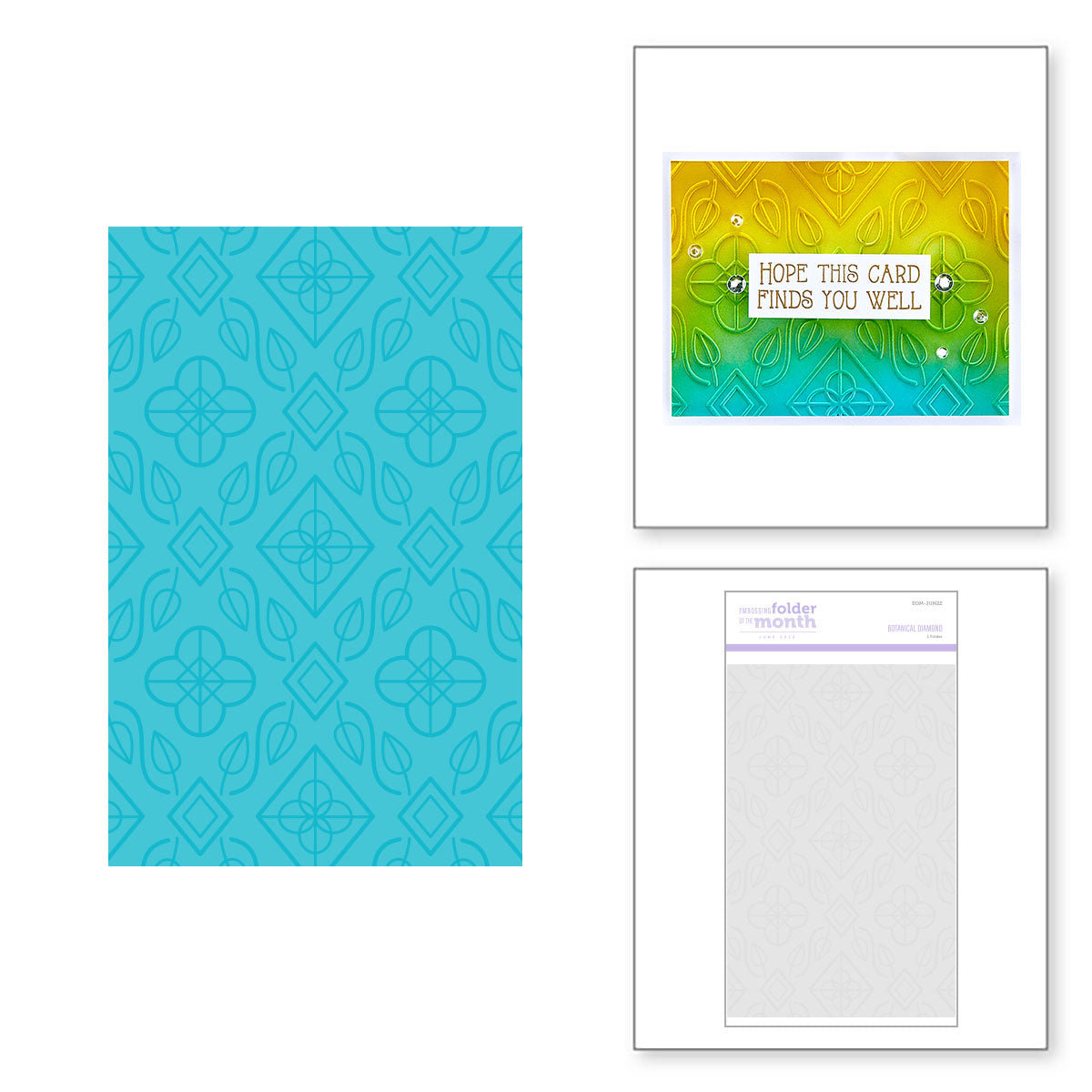 Botanical Diamond | Embossing Folder of the Month – Spellbinders UK