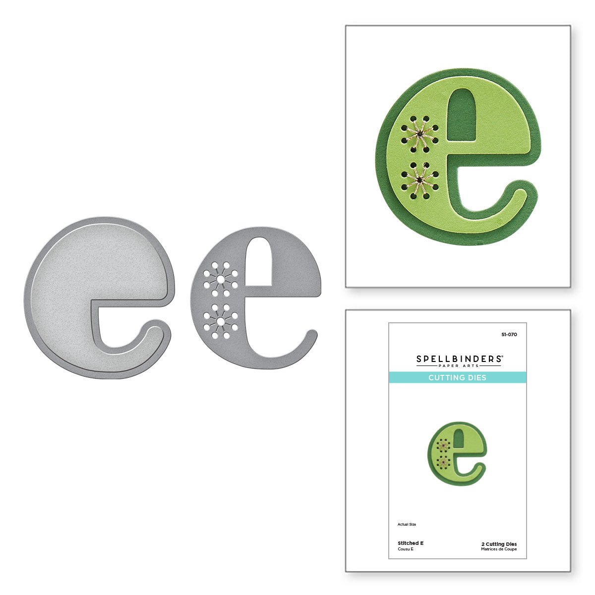 Stitched e Etched Dies | Stitched Alphabet Collection – Spellbinders UK