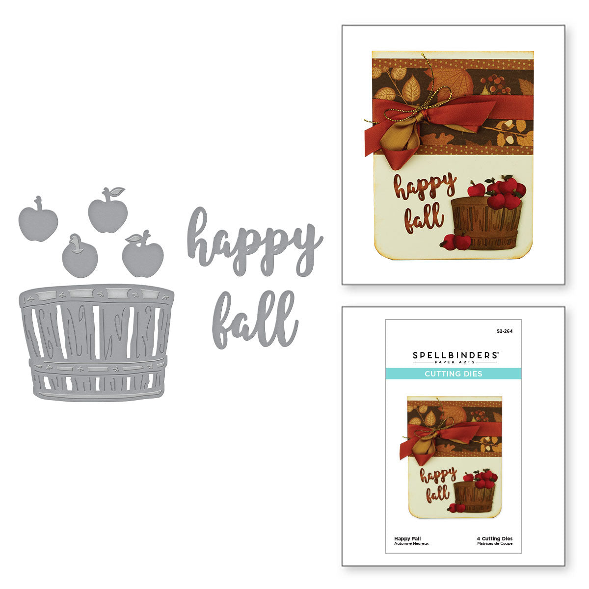 Die D Lites Happy Fall Holiday 2017 Etched Dies – Spellbinders UK