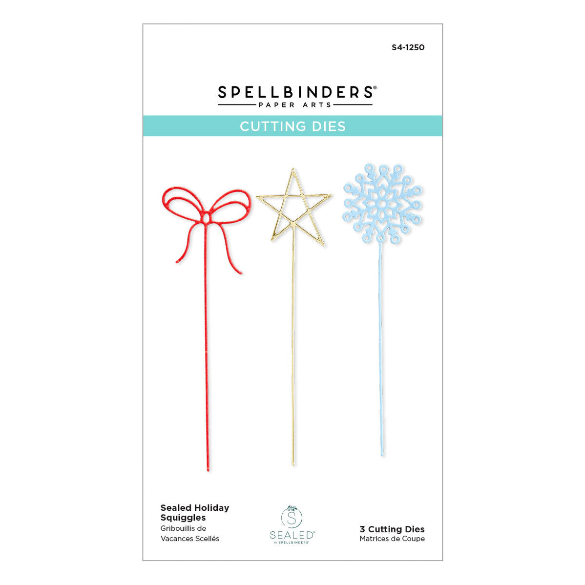 Sealed Holiday Squiggles Etched Dies from Sealed for the Holidays Coll ...