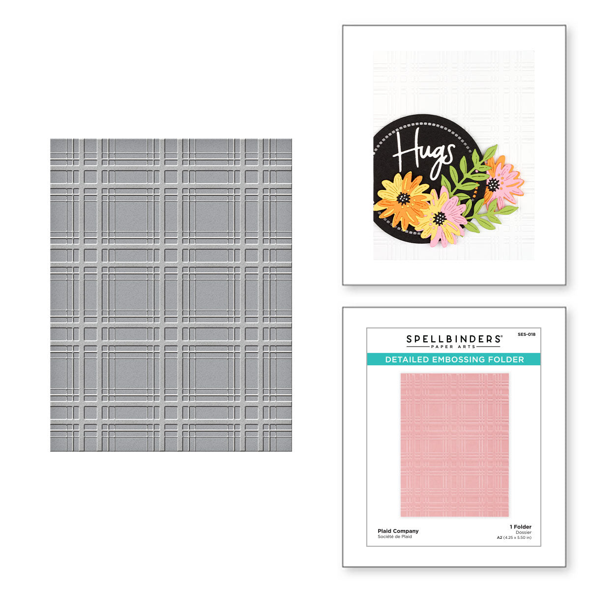 Plaid Company Embossing Folder – Spellbinders UK