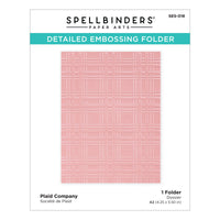Plaid Company Embossing Folder – Spellbinders UK