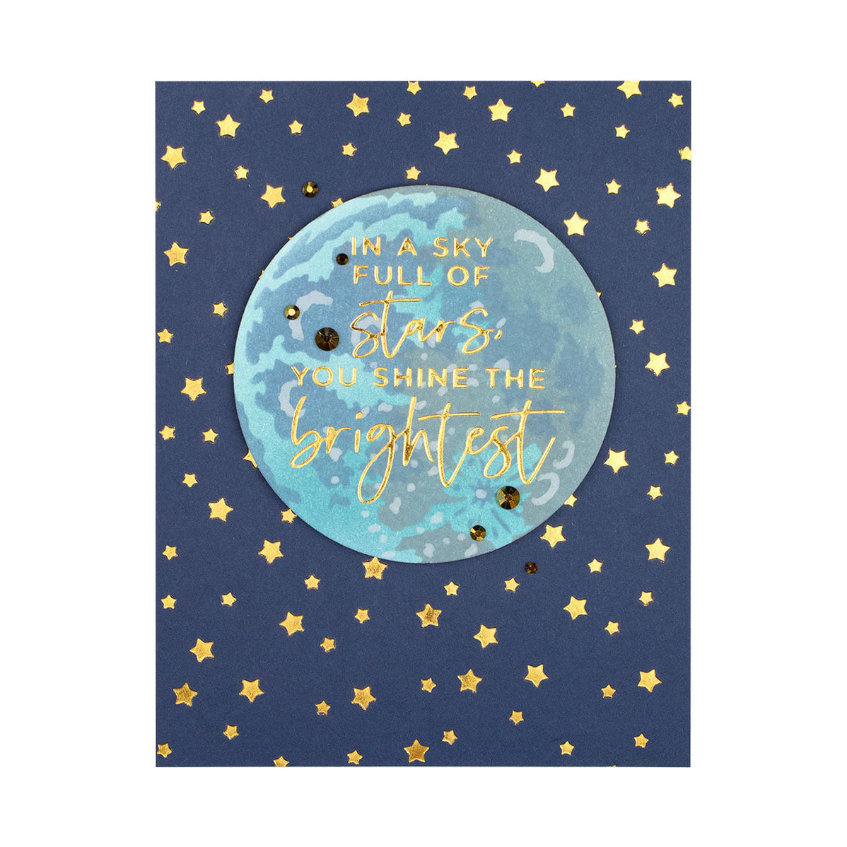 Layered Full Moon Stencil from Celestial Zodiacs Collection ...