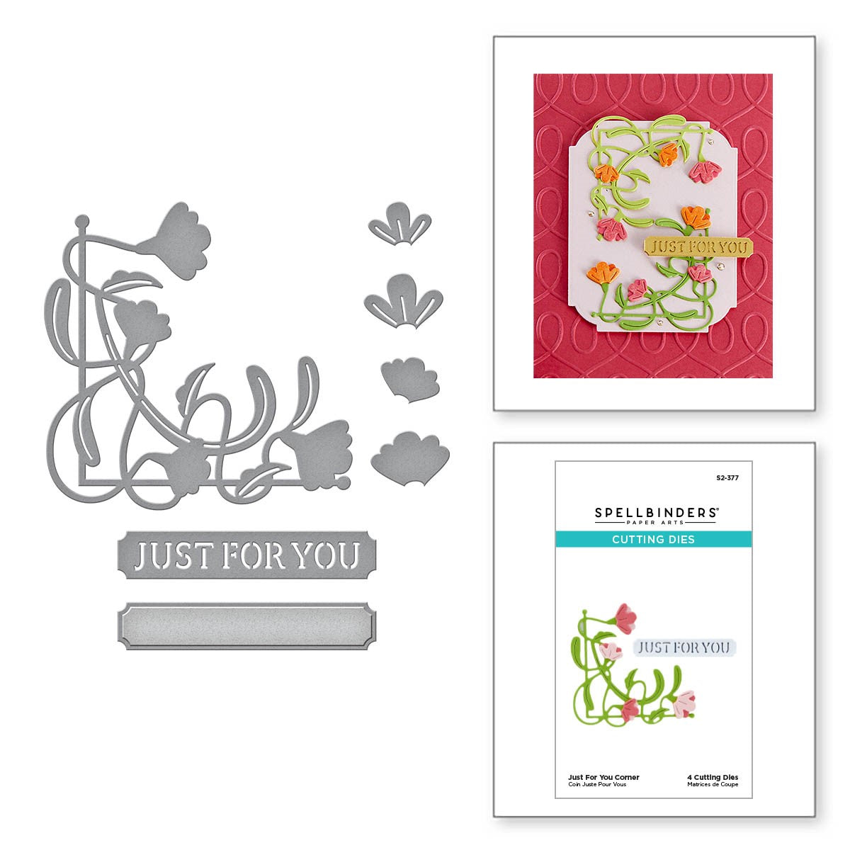 Stitched Floral Flip Frame Etched Dies from the Stylish Ovals ...